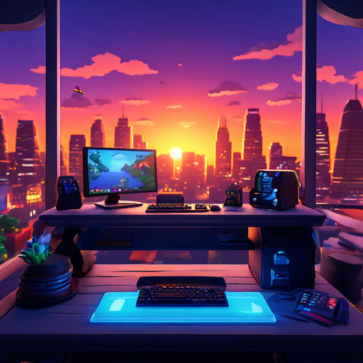 Cartoon pc desk playing roblox my pov by MADOXX FRALEY - Playground