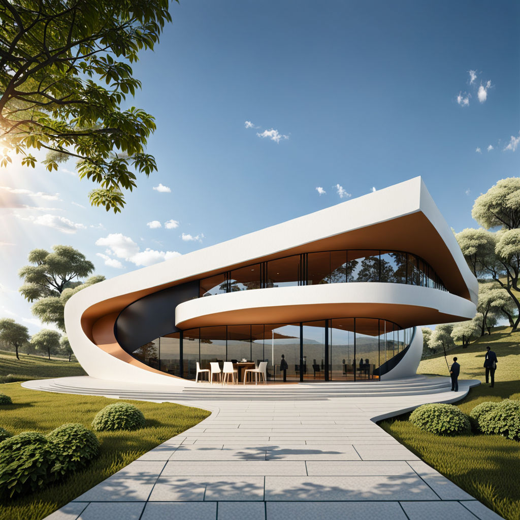 Modern Standalone structure of a tourist information spot by Carlo ...