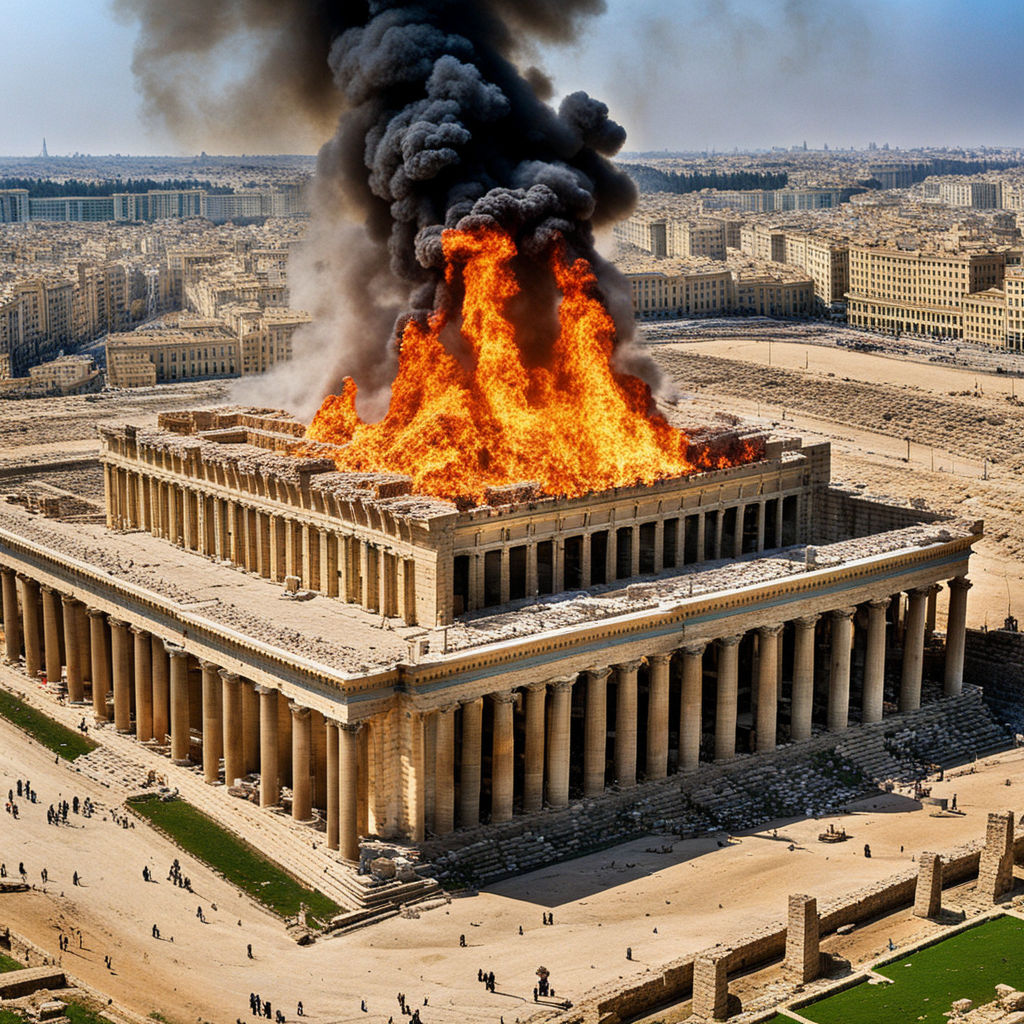 The burning of the Library of Alexandria is one of the great... by ...