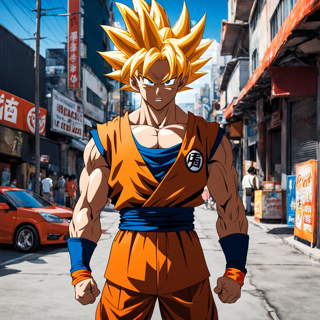 /Imagine Goku by Manga Guru - Playground