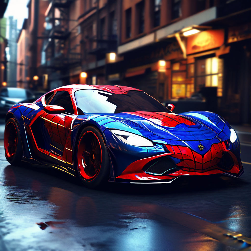 Car for spiderman by Elias Virtaci - Playground