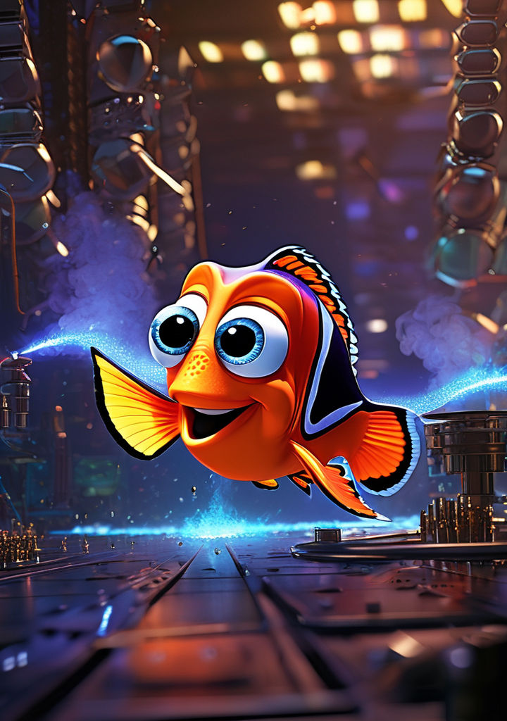 Dory from Finding Nemo tap dancing with sharp focus by Chris Horan ...