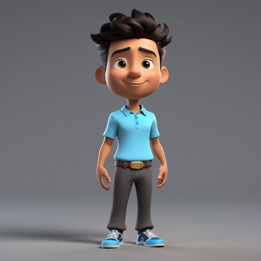 3D rigging process of a cartoony human character. focus on t... by ...