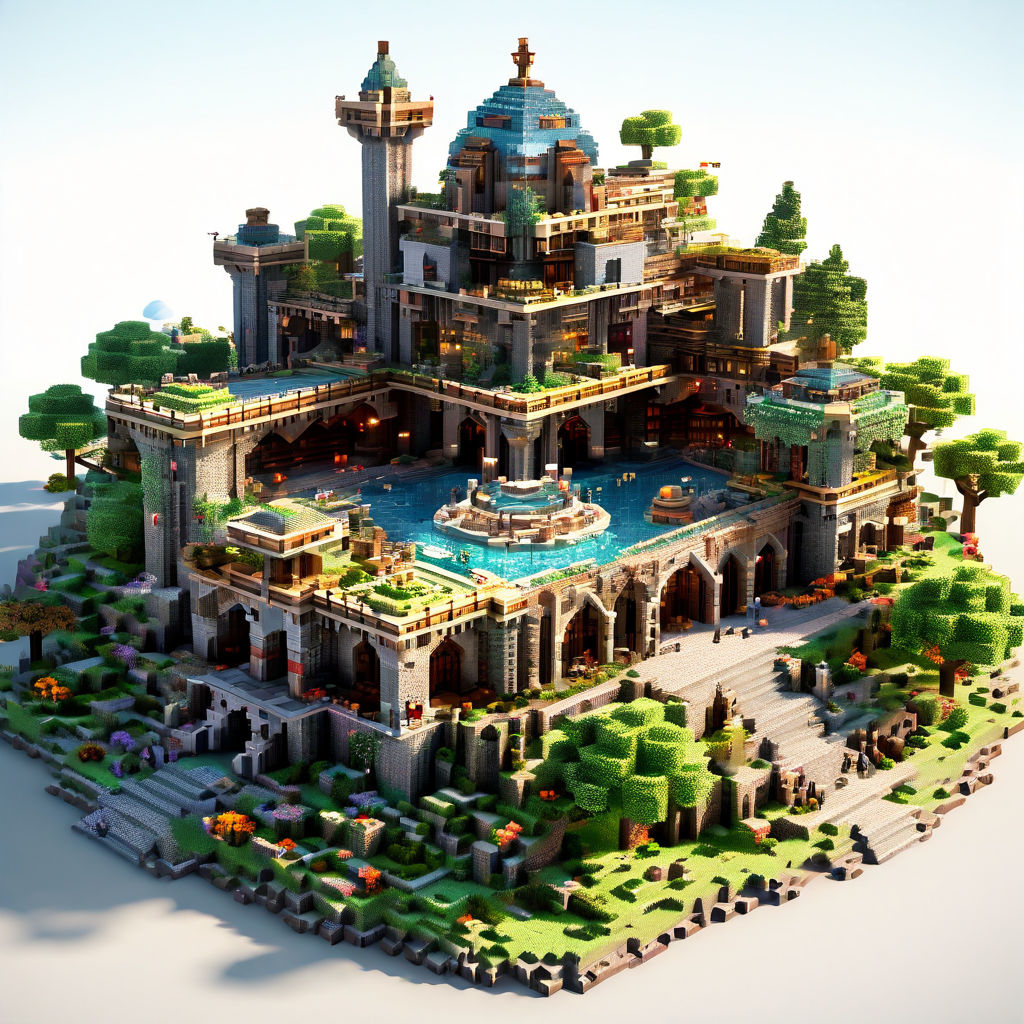 Diagram Of A Completely Autonomous Base In Minecraft In The By Алекша Рутутумкин Playground