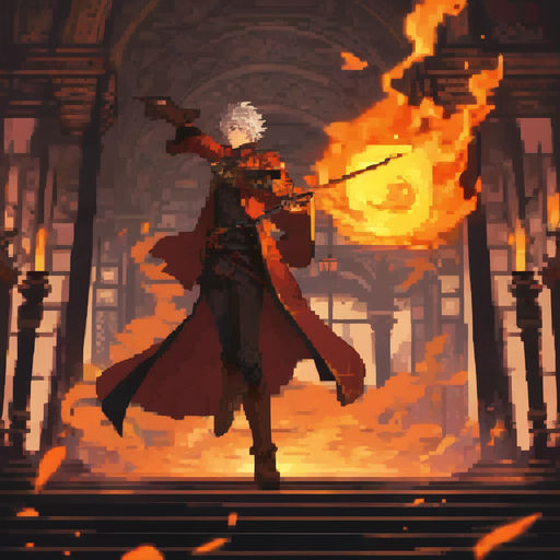 Anime-style teenage male Victorian-era wizard by David Royer - Playground