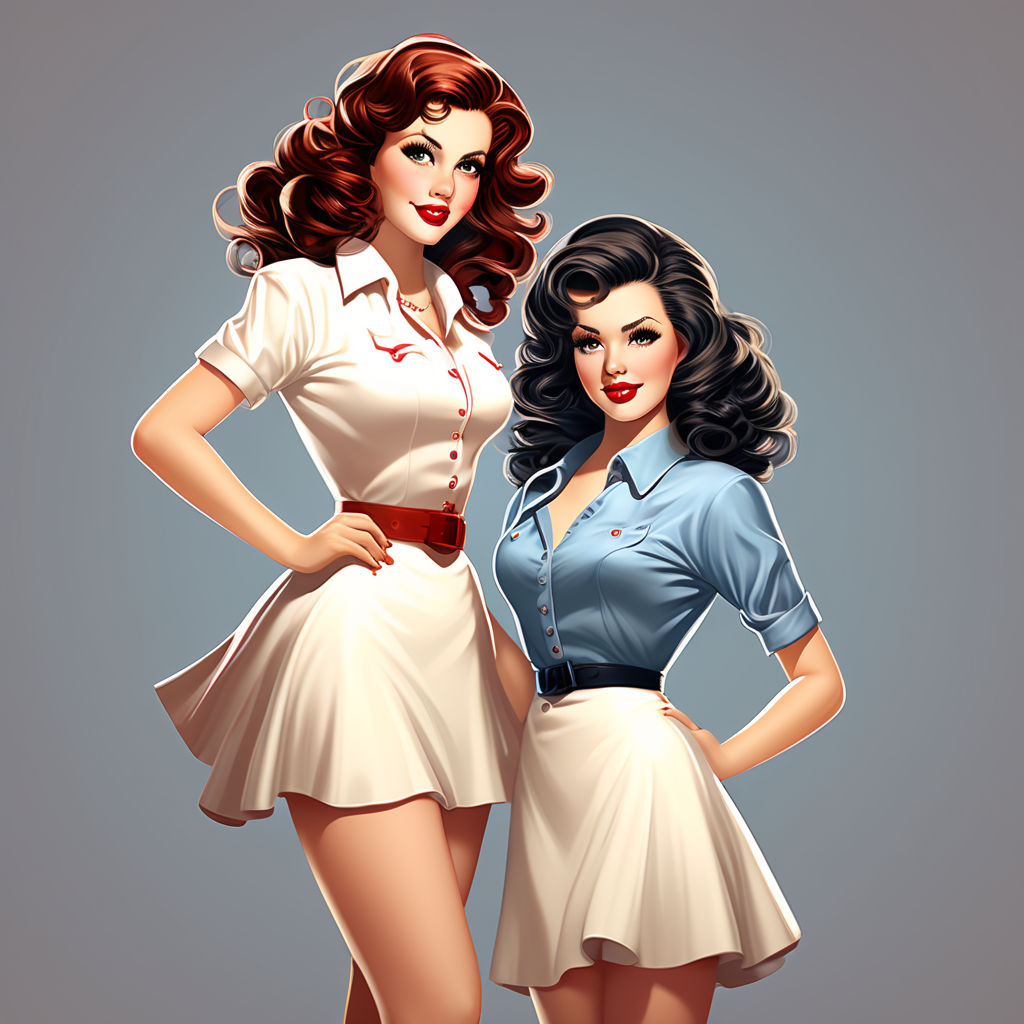 Make pin up girl and pin up girl illustration by Shuraiya Islam ...