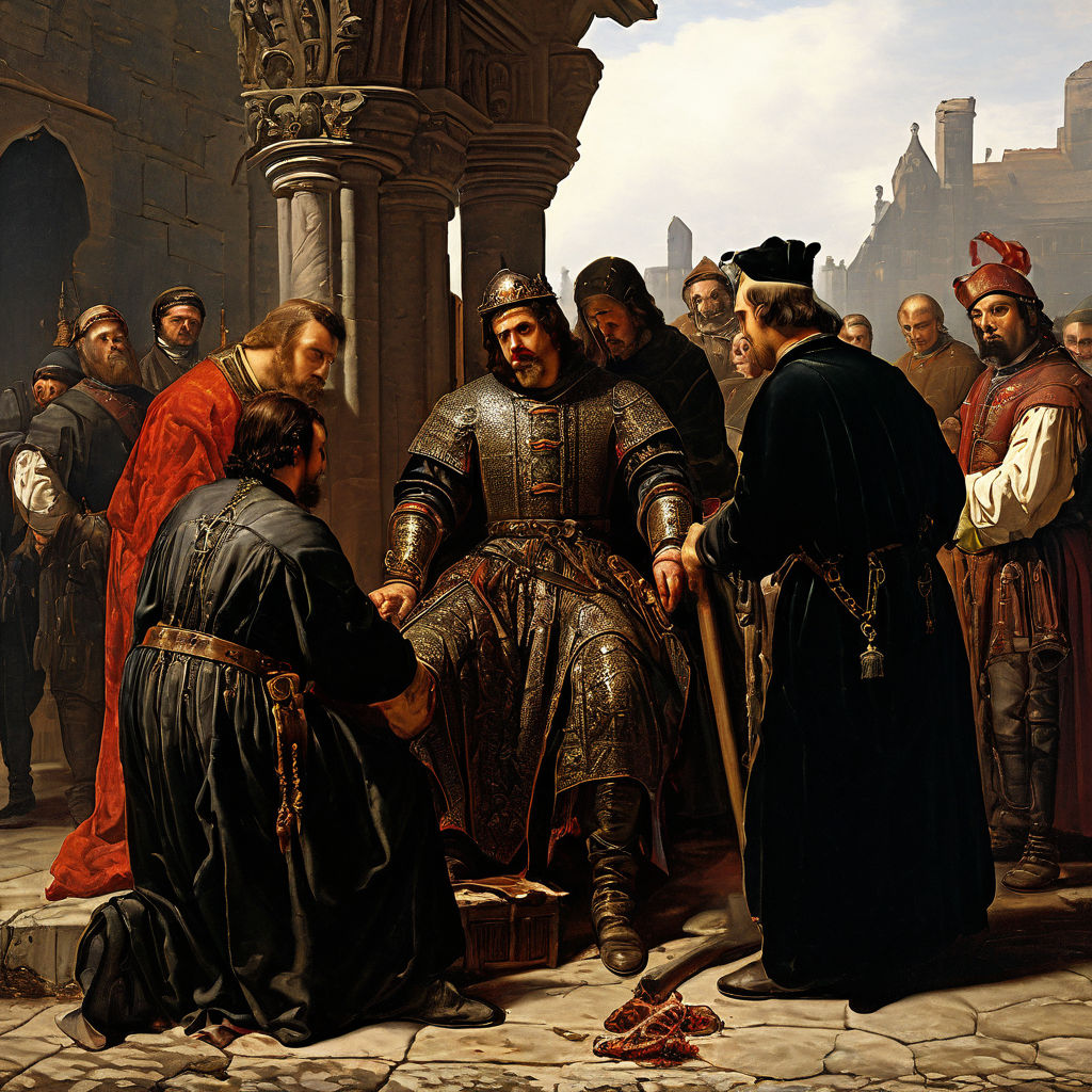 Execution in the Middle Ages in public by Артём Лемко - Playground