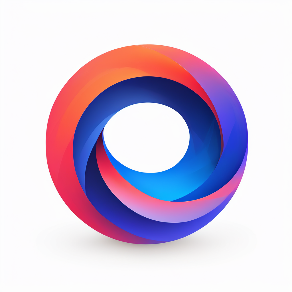 Three simple shapes morphed into curved abstract shape makin... by Toni ...