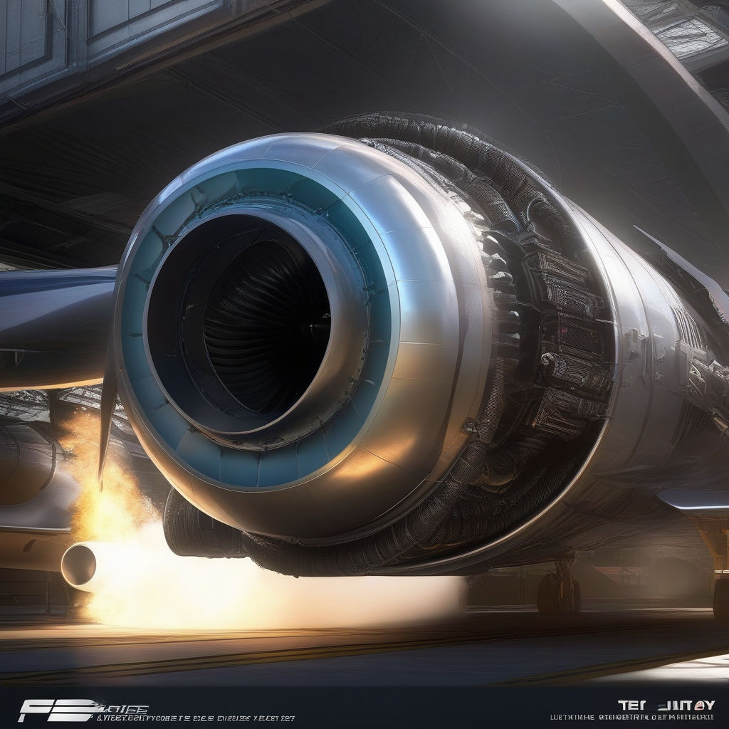 Scifi jet engine concept art by Jayanth Thirdeye - Playground