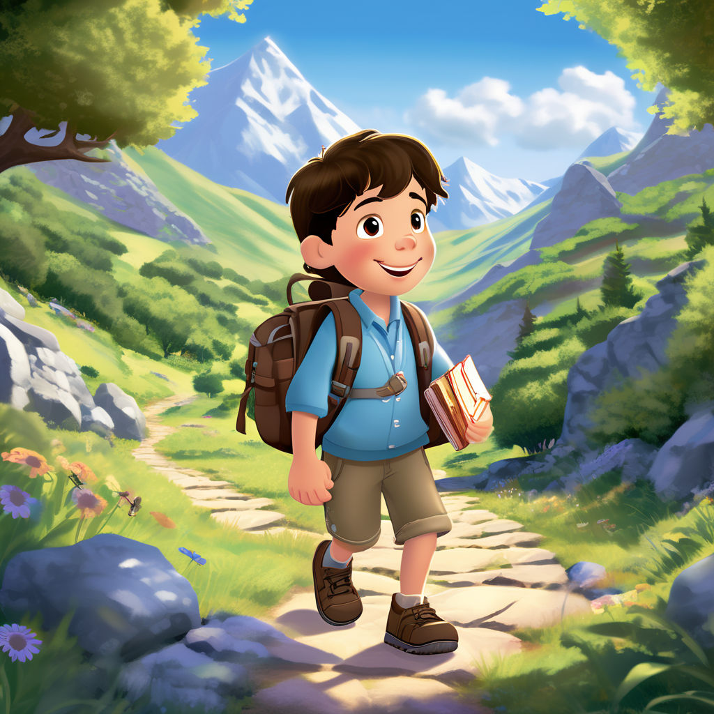 Timmy is a little boy with short dark brown hair with fair s... by ...