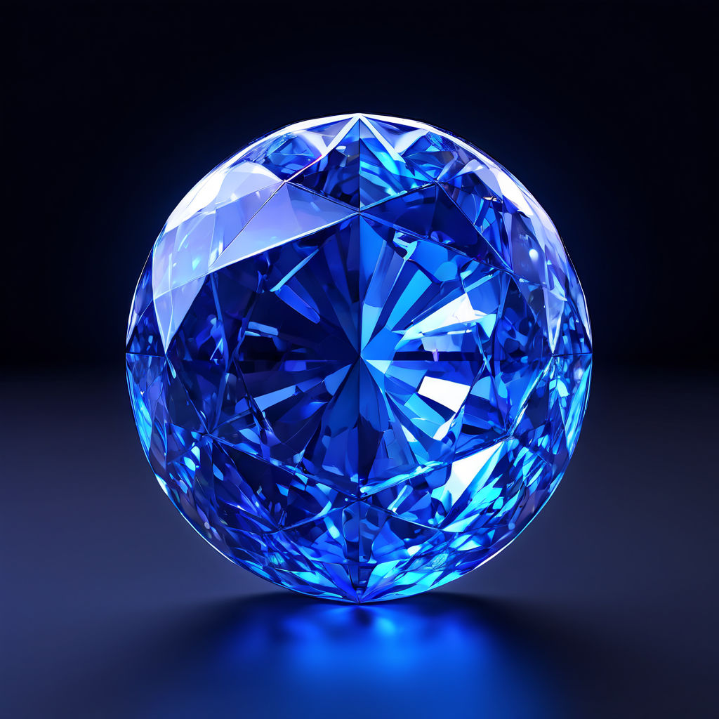 IMAGINE:Sapphire - gem creating a coloring page with a black... by ...