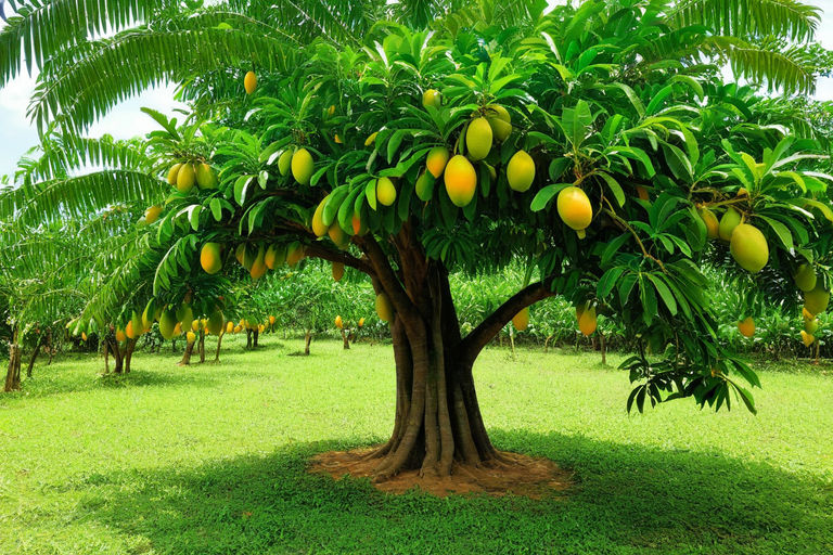 The mango tree brought happiness and prosperity to the villa... by ...