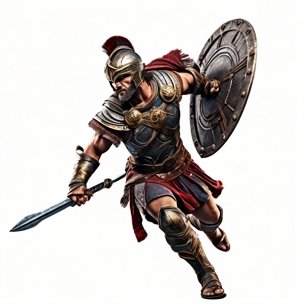 A realistic-cinematic image of a gladiator by Marcelo Dalbosco da ...