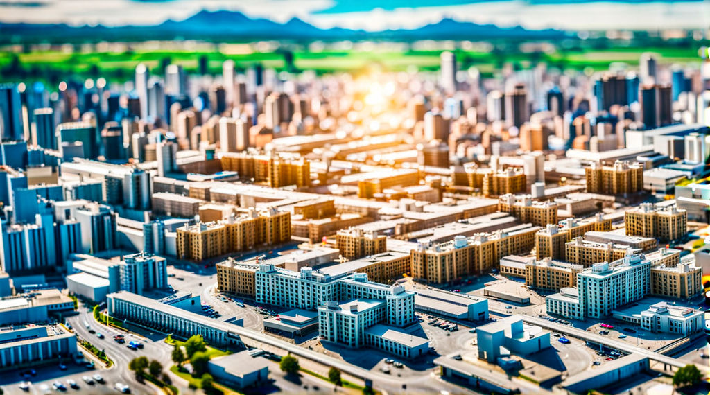 Tilt shift view from top by 동신소재 - Playground