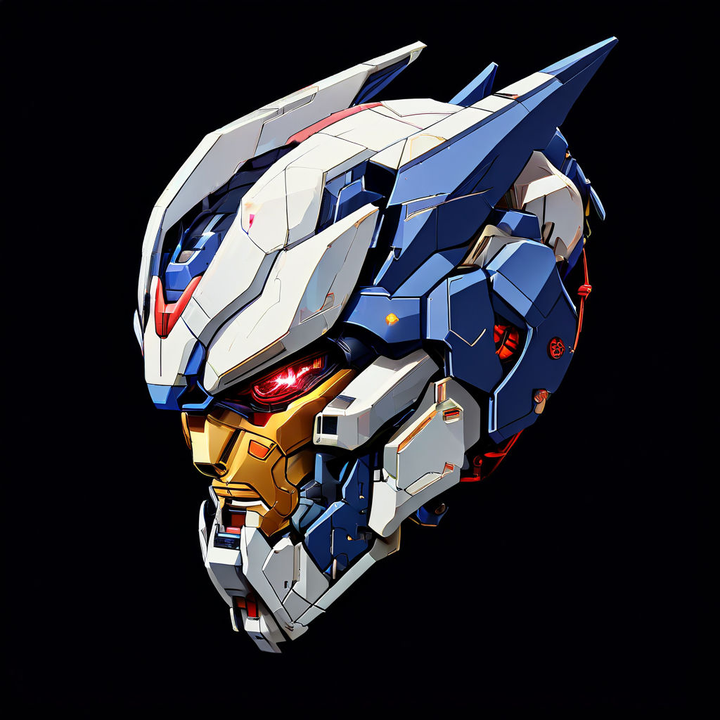A side view of the Gundam face by JK Lee (Mr Andorson) - Playground