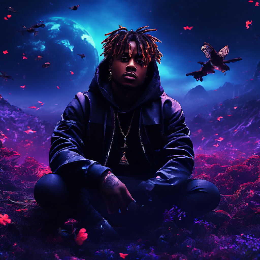 Juice wrld mysterious dark aesthetic by Arthur Brouwers - Playground