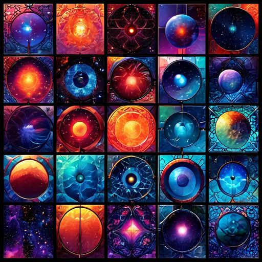 Illustration of a nine-grid array by Emma - Playground