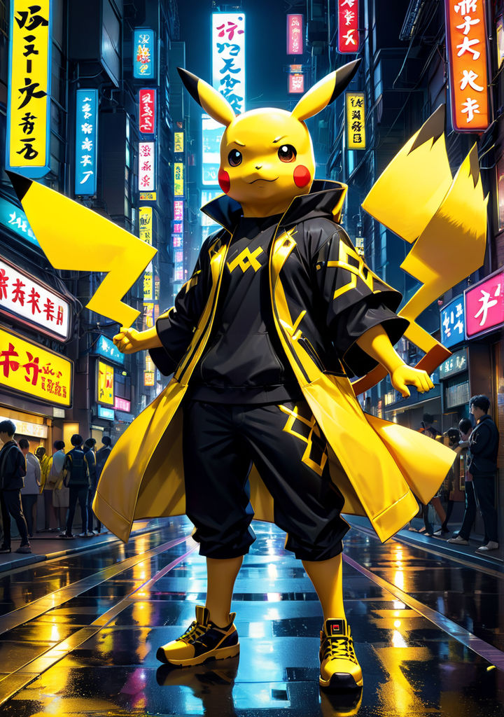 Pikachu reimagined as a human character by Tom FP - Playground