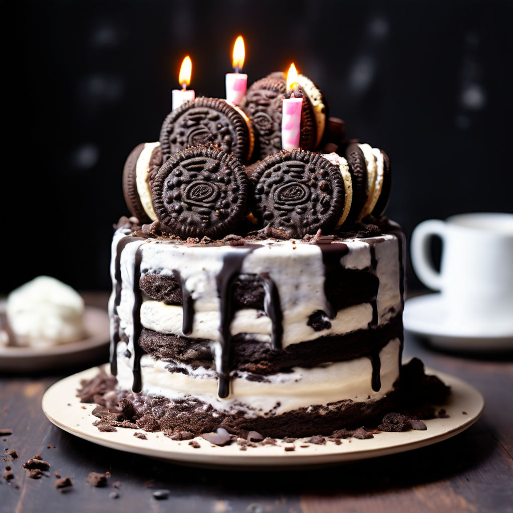 Luxurious oreo birthday cake by Somala Atta - Playground