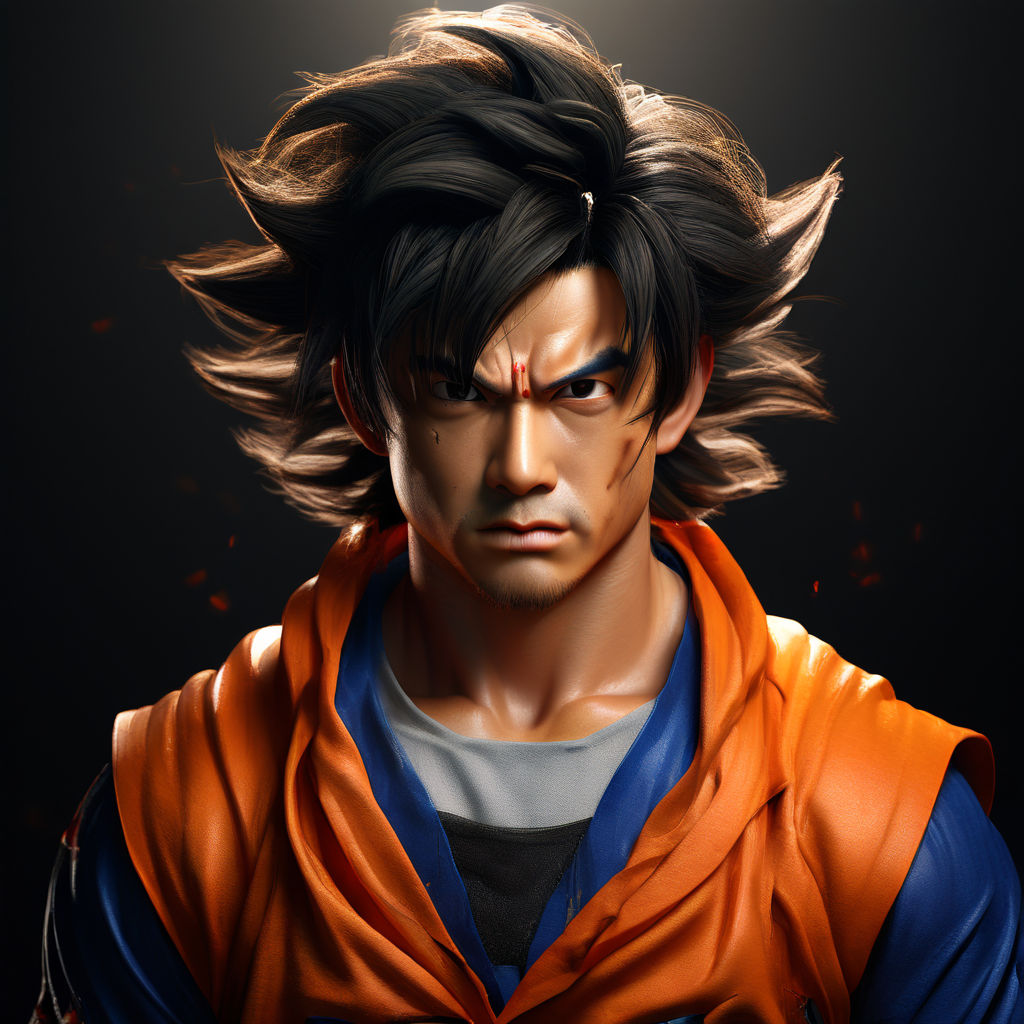 A realistic goku by Daniel 81 - Playground