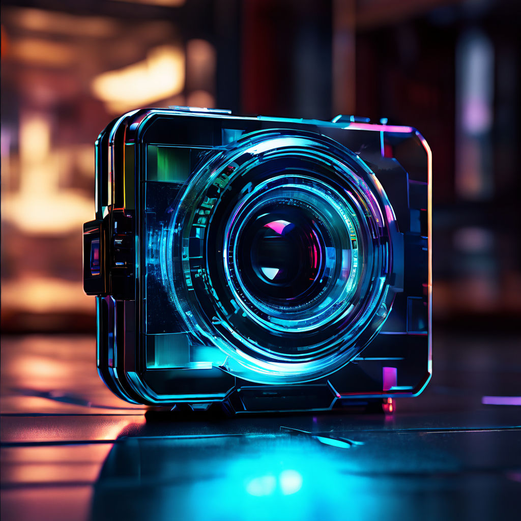 Futuristic camera Holographic projection technology by 李信杰 - Playground