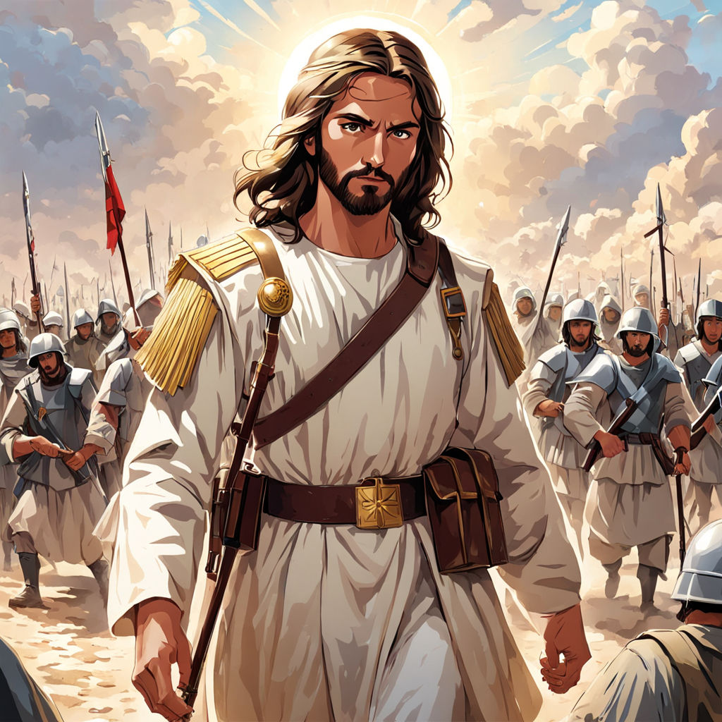 Jesus christ as a soldier by omada 6 mousiko - Playground