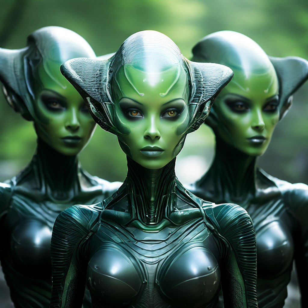 Female aliens by Abbas Munawar - Playground