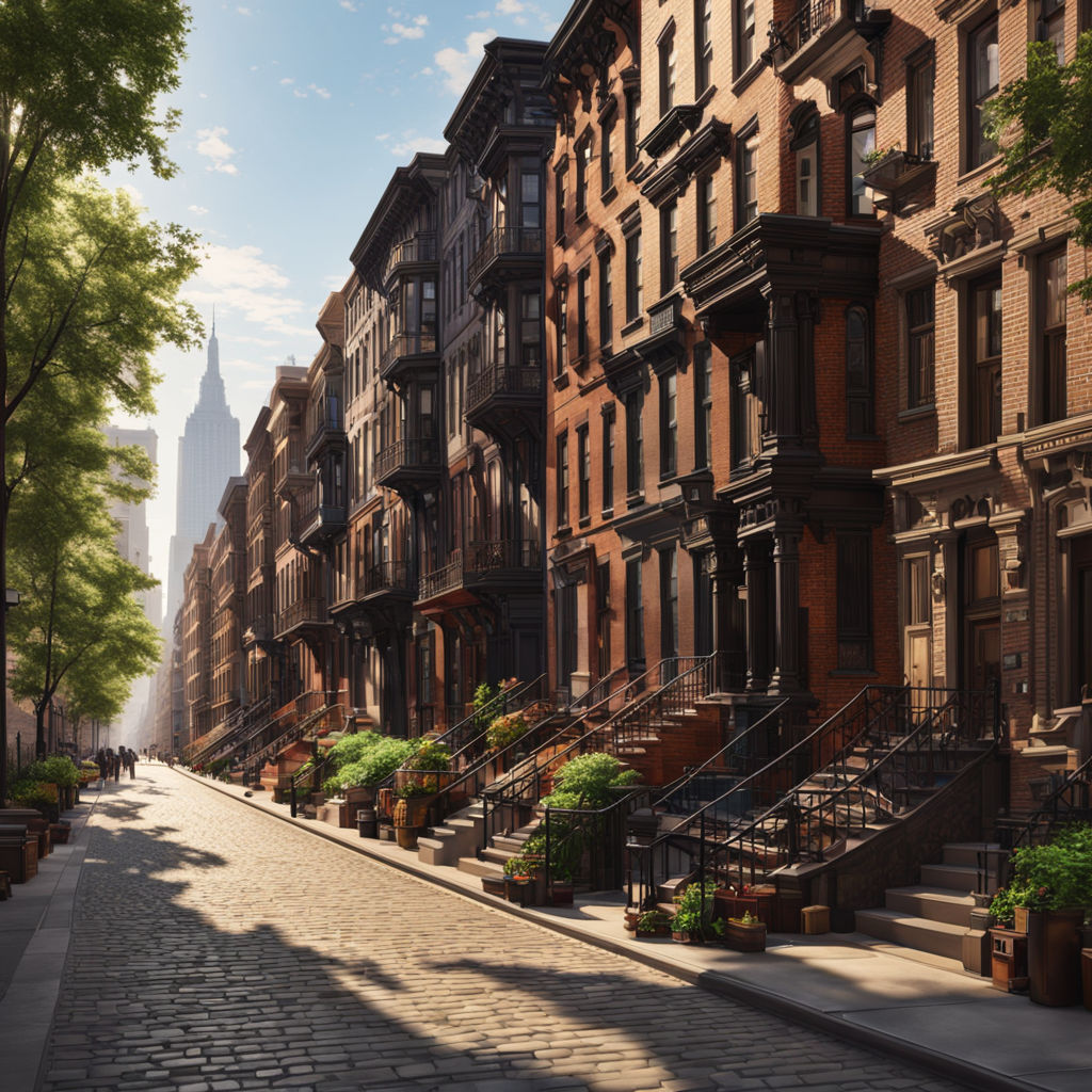 Brooklyn Streets Brownstone