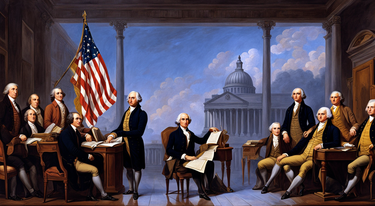 The founding fathers of usa George Washington Thomas Jeffer... by ...