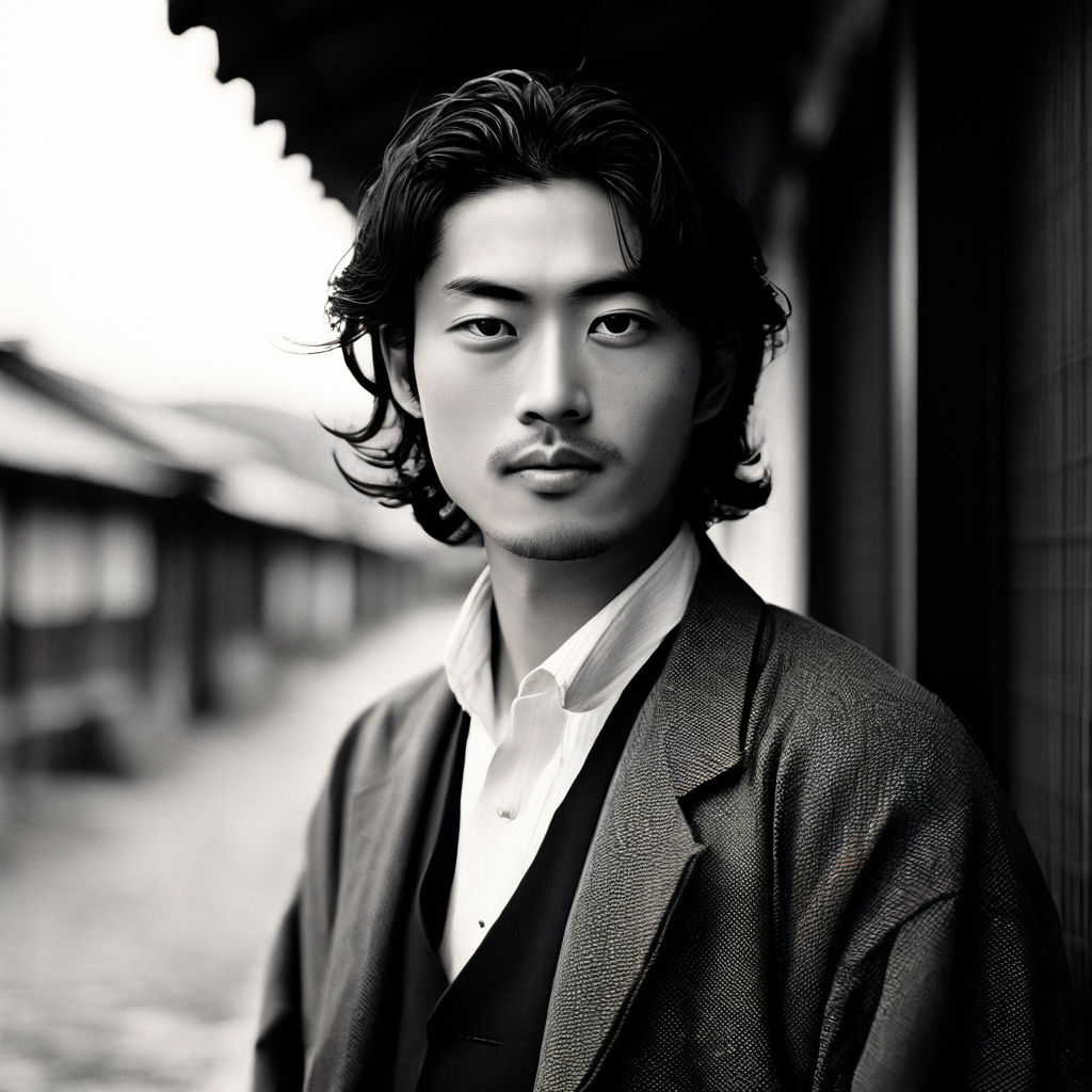 JAPANESE POET 30 YEARS OLD NAKAHARA CHUYA BLACK AND WHITE PH... by Neul ...