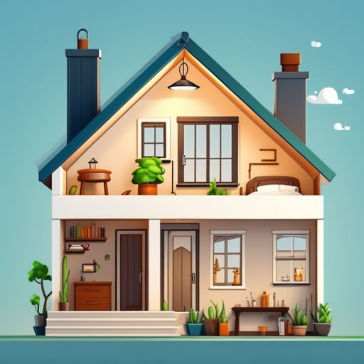 A beautiful 2d cartoon illustration vector realistic house ... by Shiv ...