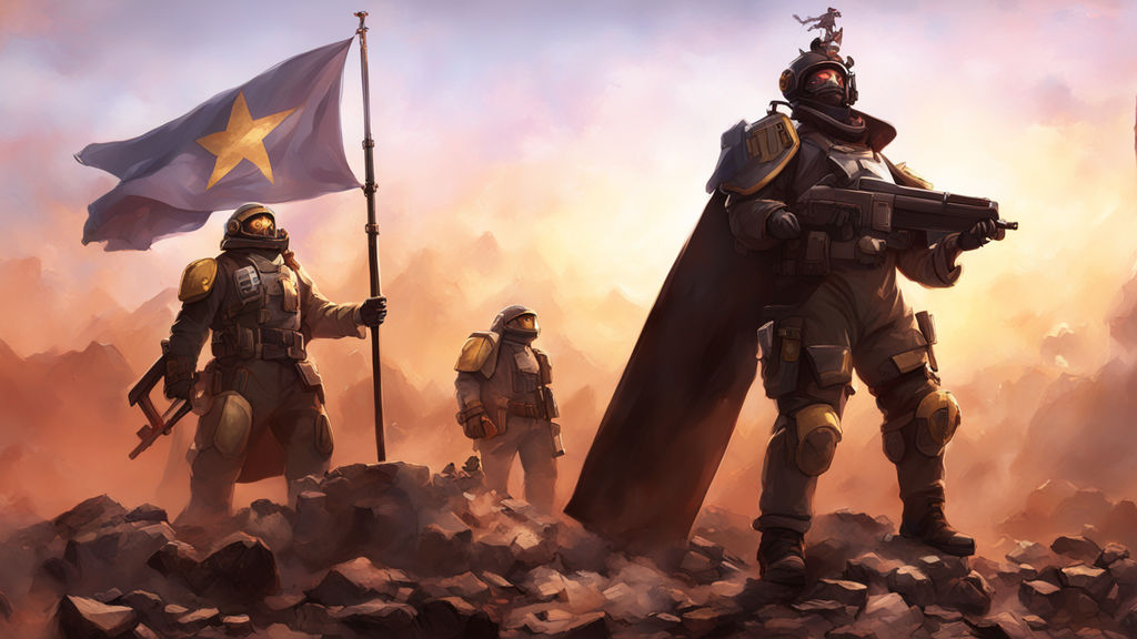 Create a high rank helldiver from videogame helldivers 2 by WolfHD 23 ...