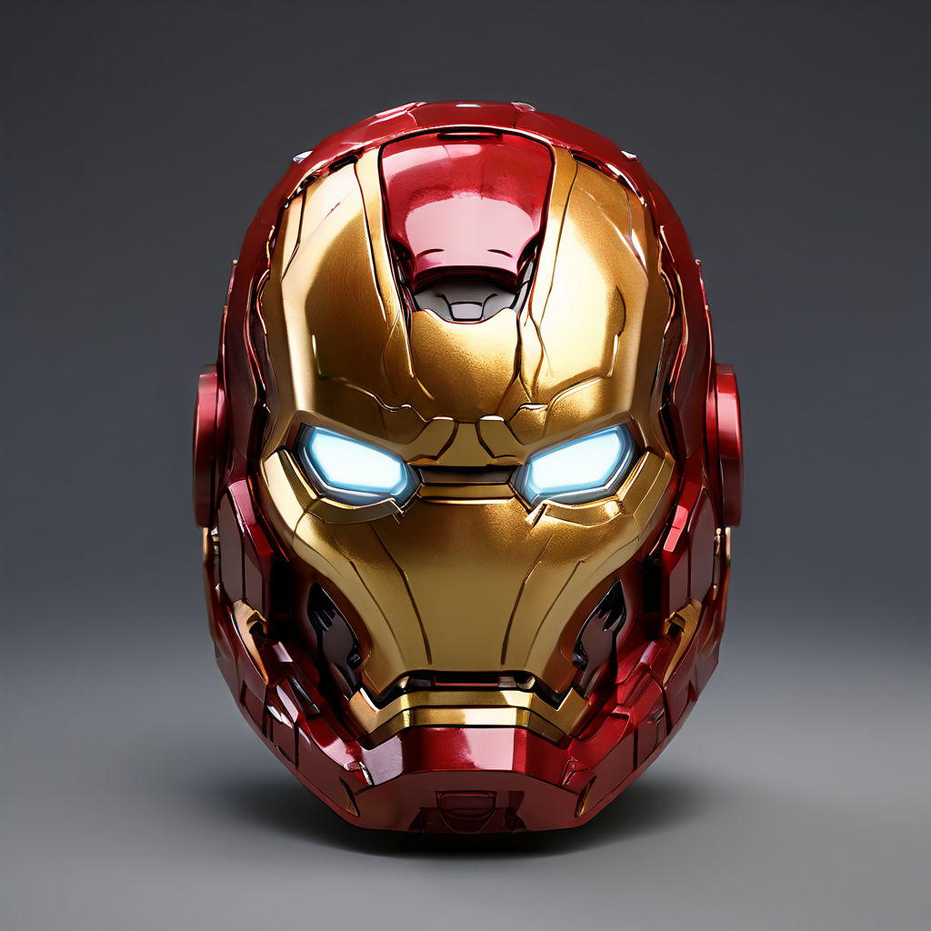 IRON MAN OPEN HELMET by Levita Ronaldo - Playground