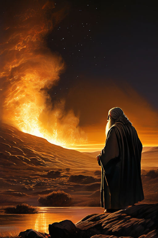 Draw Moses' side profile in a realistic way like in the pict... by 강예림 ...