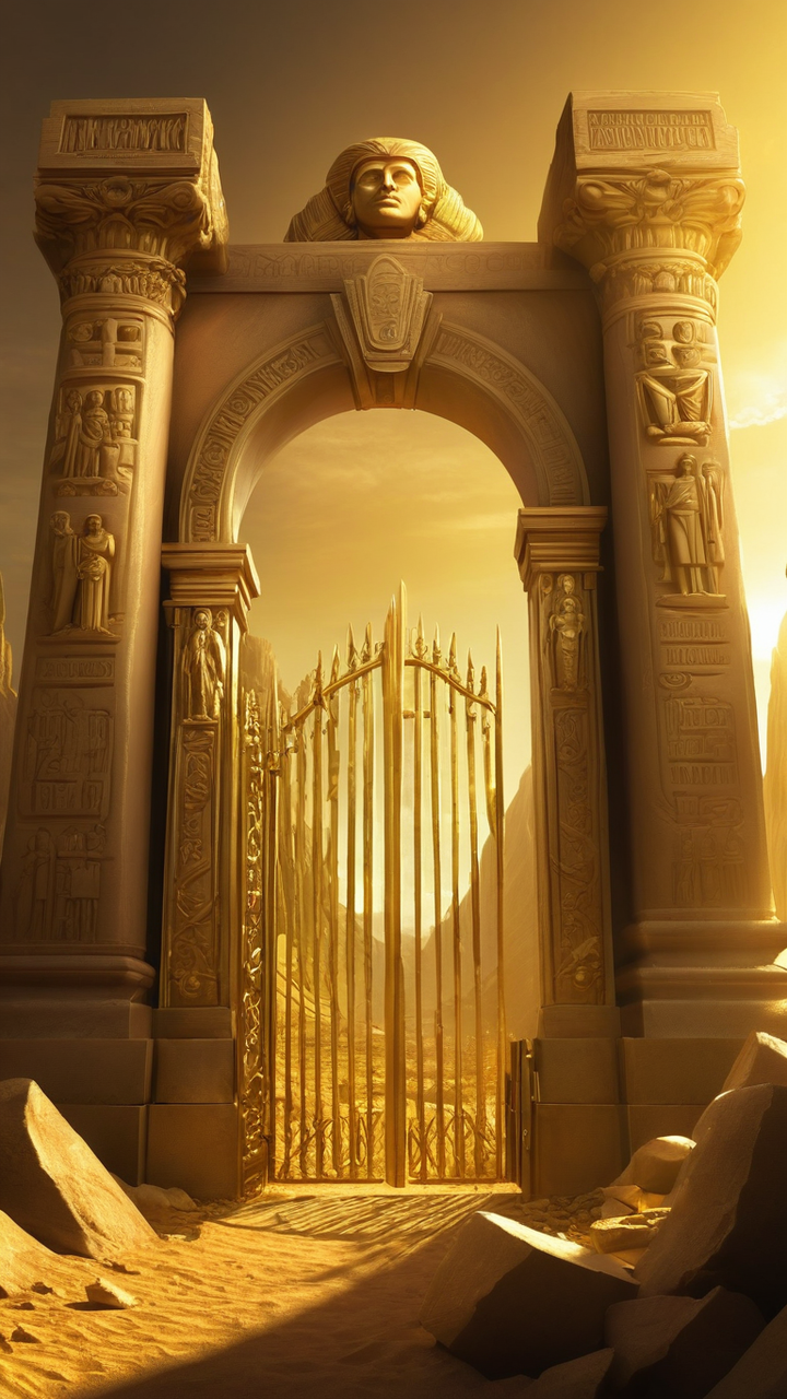 Illustration of the Gate of Babylon by 최성호 - Playground