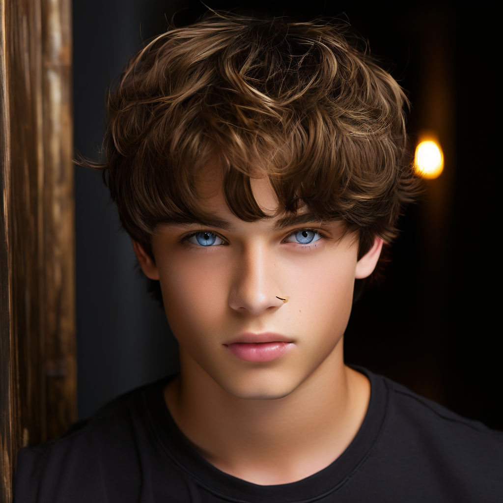 A 16-year-old young man with devilish hair by רטי רוטי - Playground