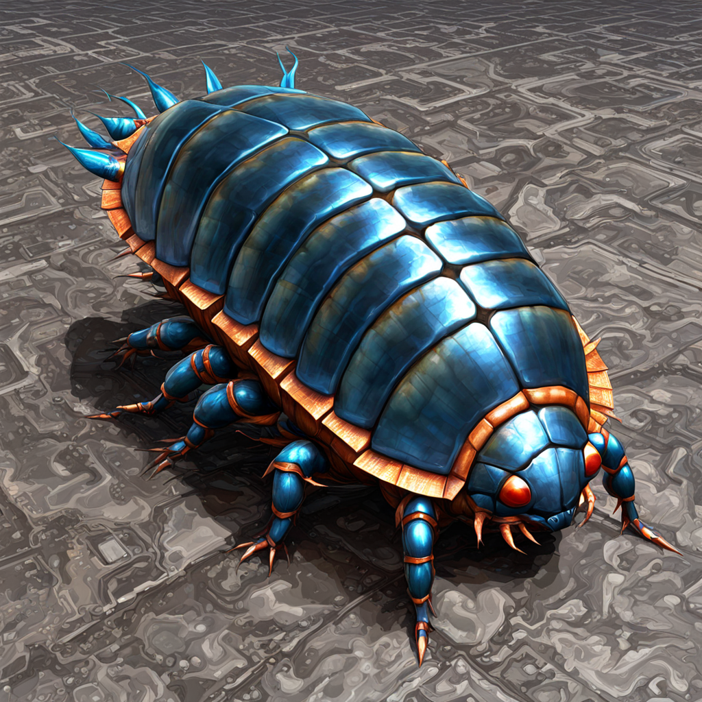 Alien-isopod-skin-textures-just-the-textures-maps-and-normal... by Kens ...