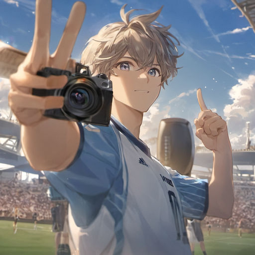 A football fan character with beautiful features by khoudrane Youssef ...