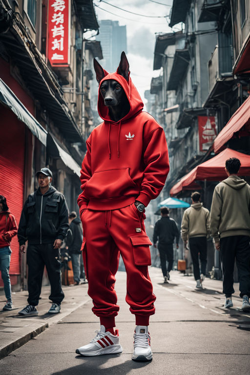 Hyper-realistic a Anthropomorphic giant muscular xoloitzcuin... by Obed ...