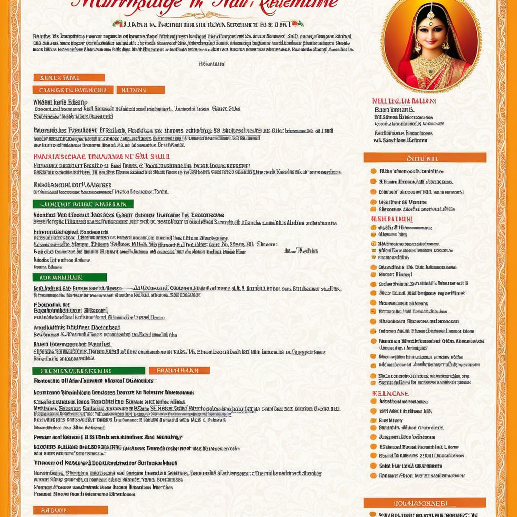 Make a bio data resume of marriage in indian style by Abhishek Kumar ...