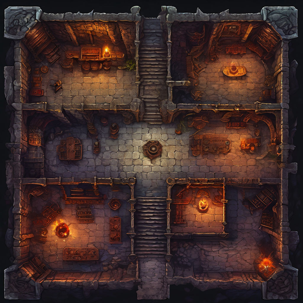 Dungeon map for dnd by CDark - Playground