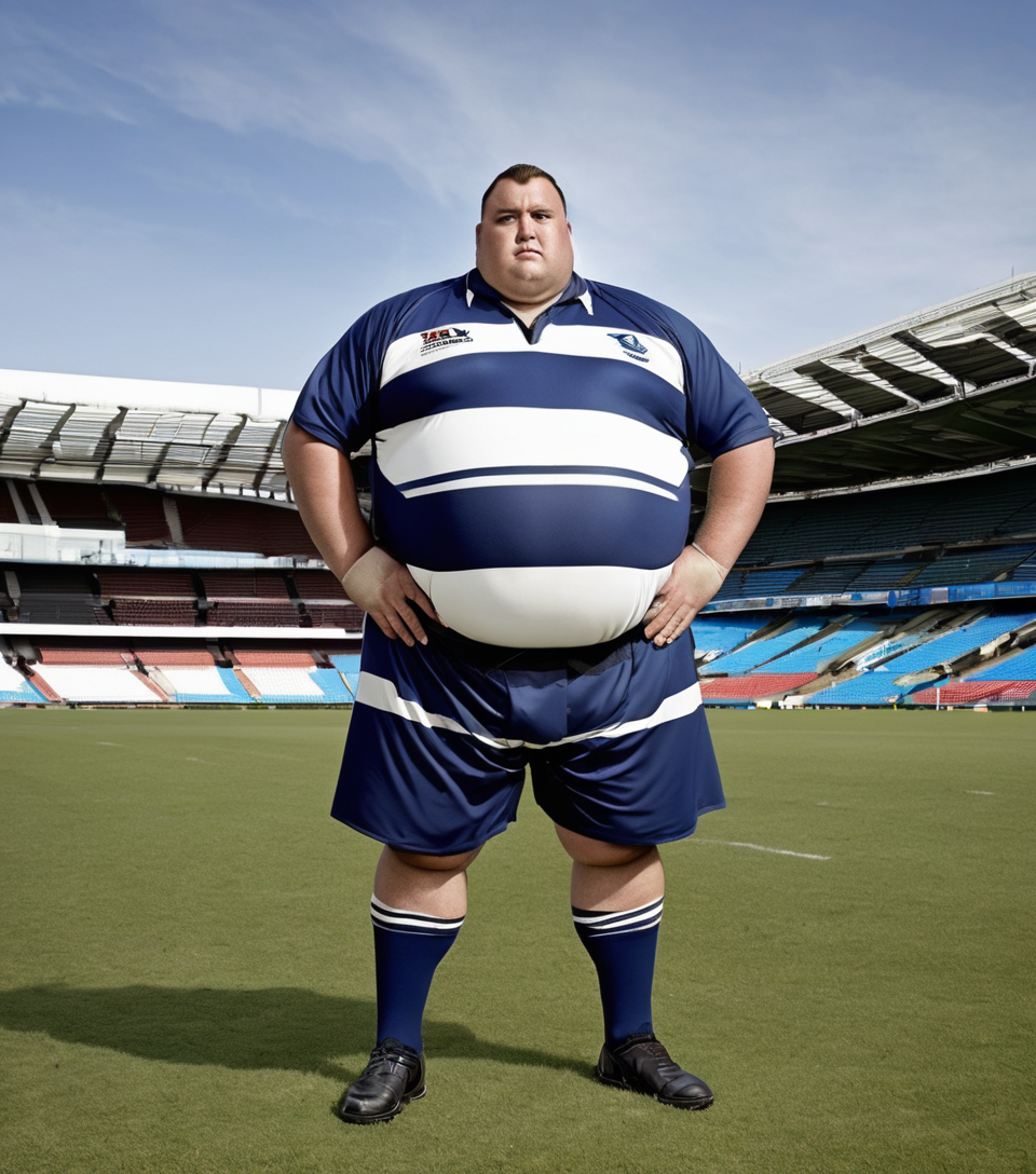 Super Giant morbidly Obese rugby player who weighs over 600 ... by tony ...