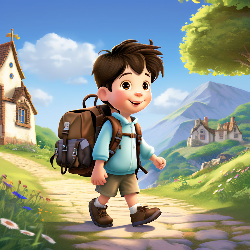 Timmy is a little boy with short dark brown hair with fair s... by ...