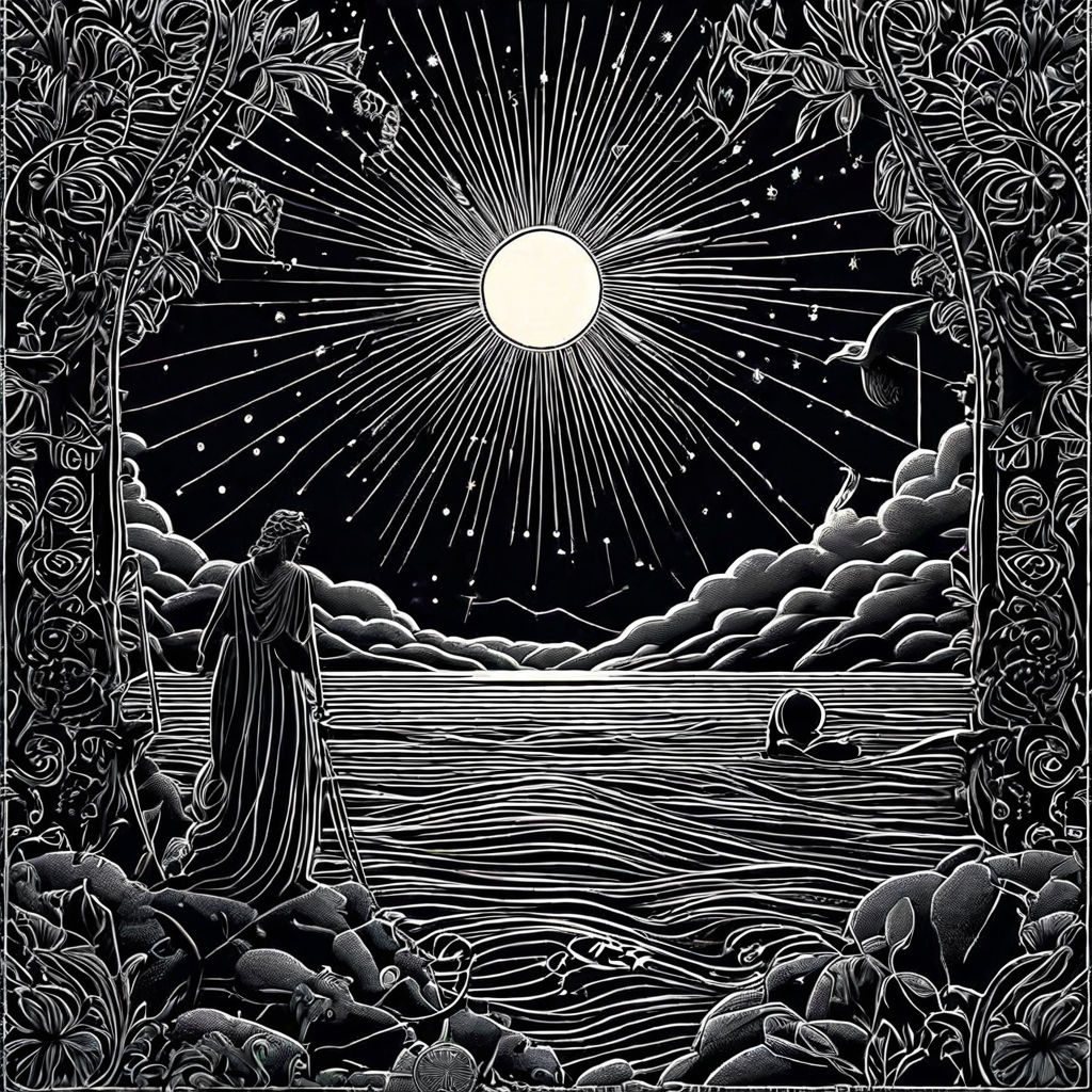 A captivating and intricate line wire art illustration inspi... by ...