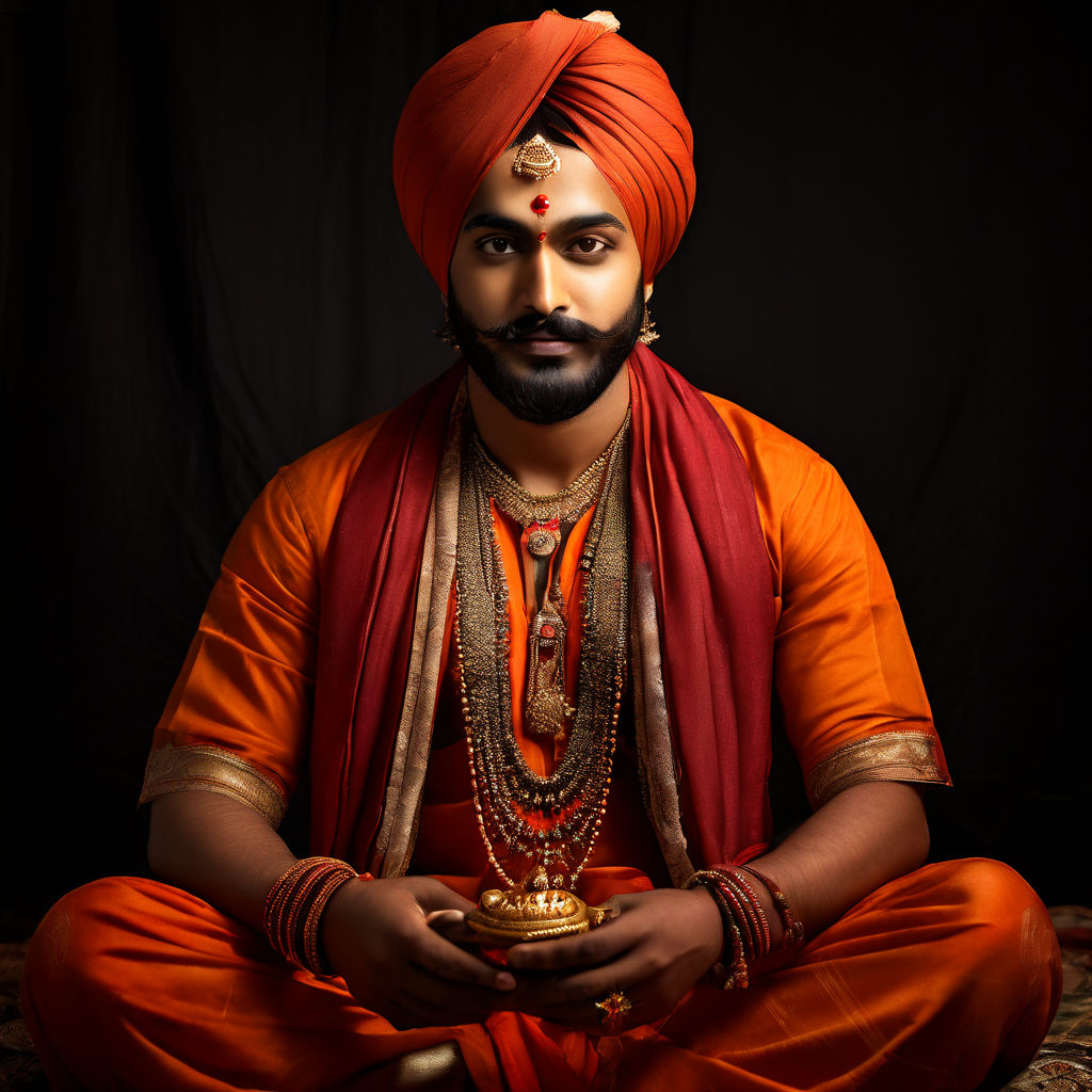 Hindu 25 year old pandit with tika by Sachin Mule - Playground