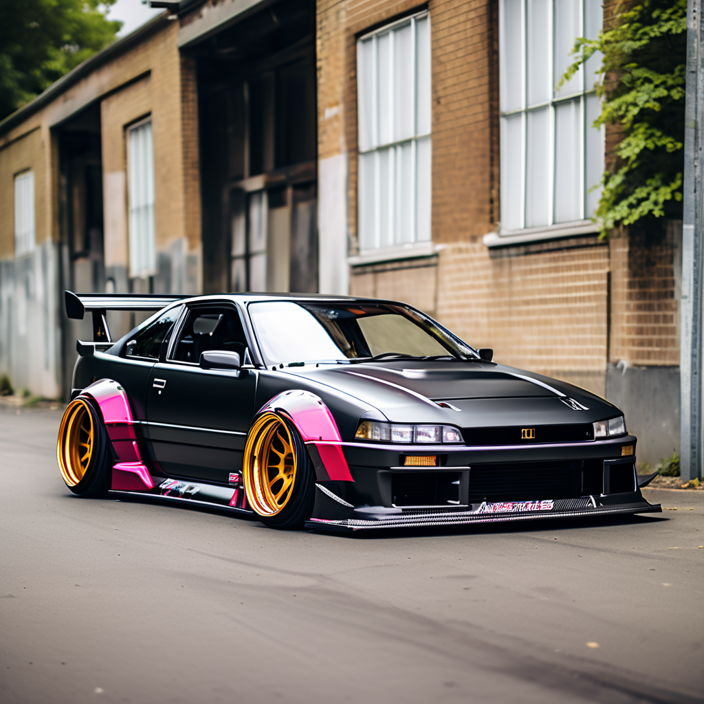 A fully custom widebody honda CRX by james abels - Playground