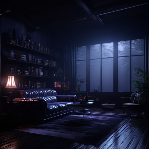 3d dark room with deph and detailed interior foggy dark atmo... by ...