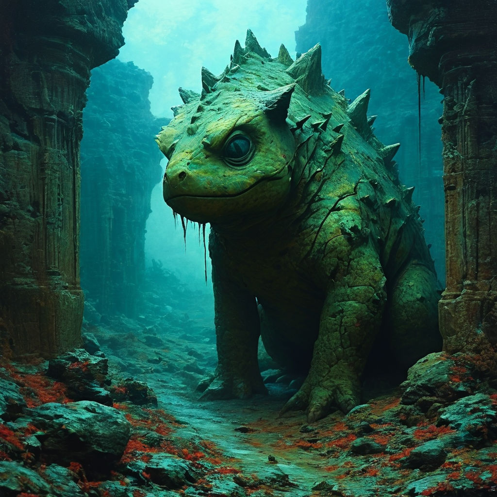 Bulbasaur but he has been dead for 1000 years by Drew Sutphen - Playground