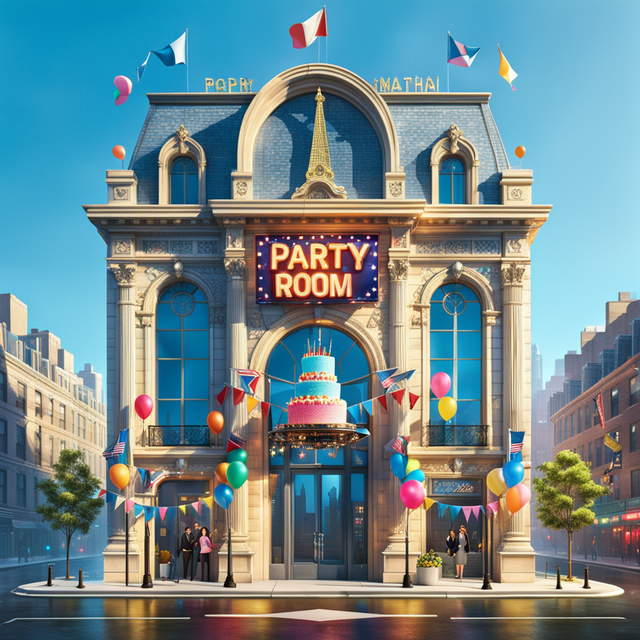 Party Room signage by ric k - Playground