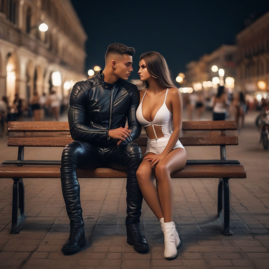 A one night brunet beautiful biker strong boy 16 age tanned... by b a t - Playground